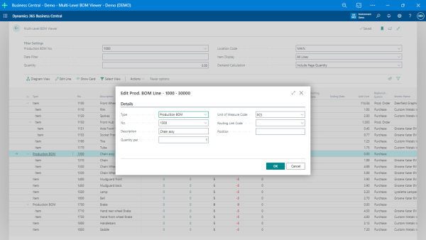How to Easily Visualize and Edit Complex BOMs in Business Central